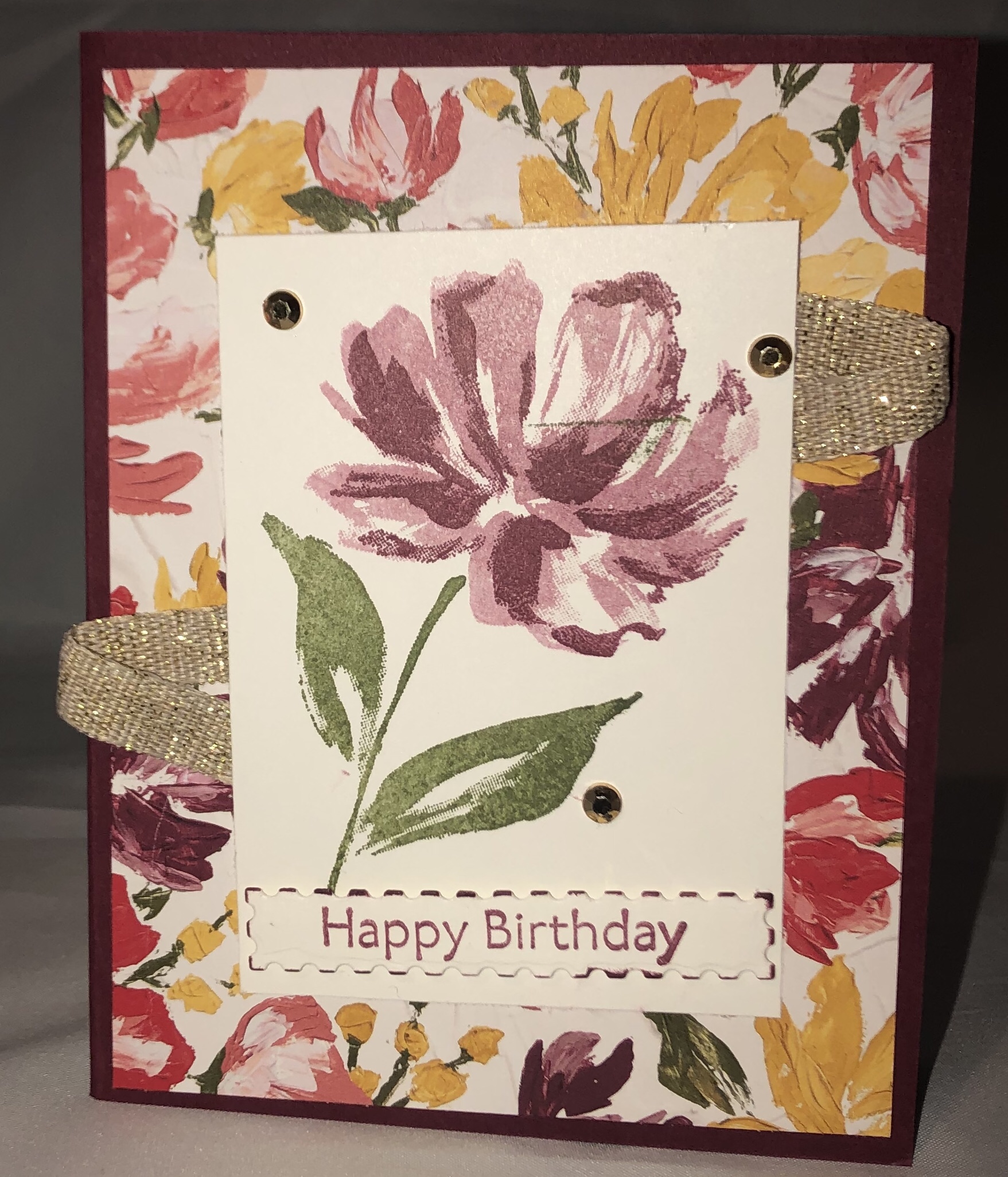 Art Gallery Card | Nana's Stampin Room